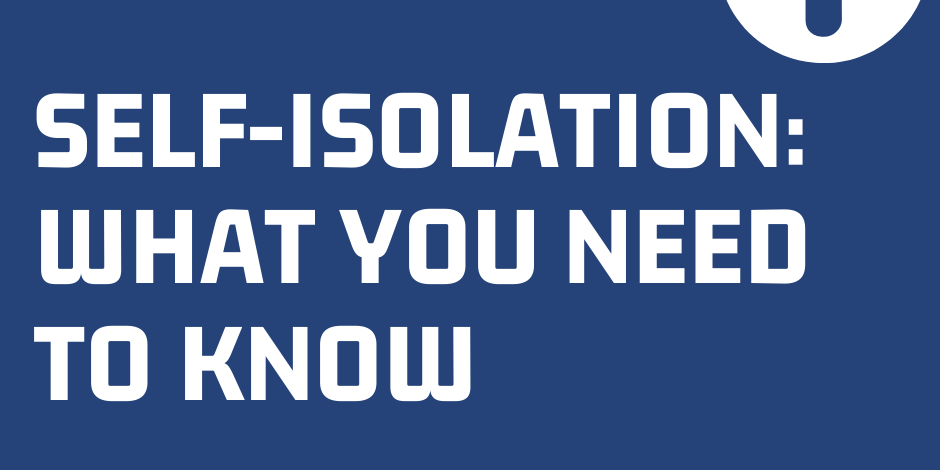 How to self-isolate when you live with others – MFHT