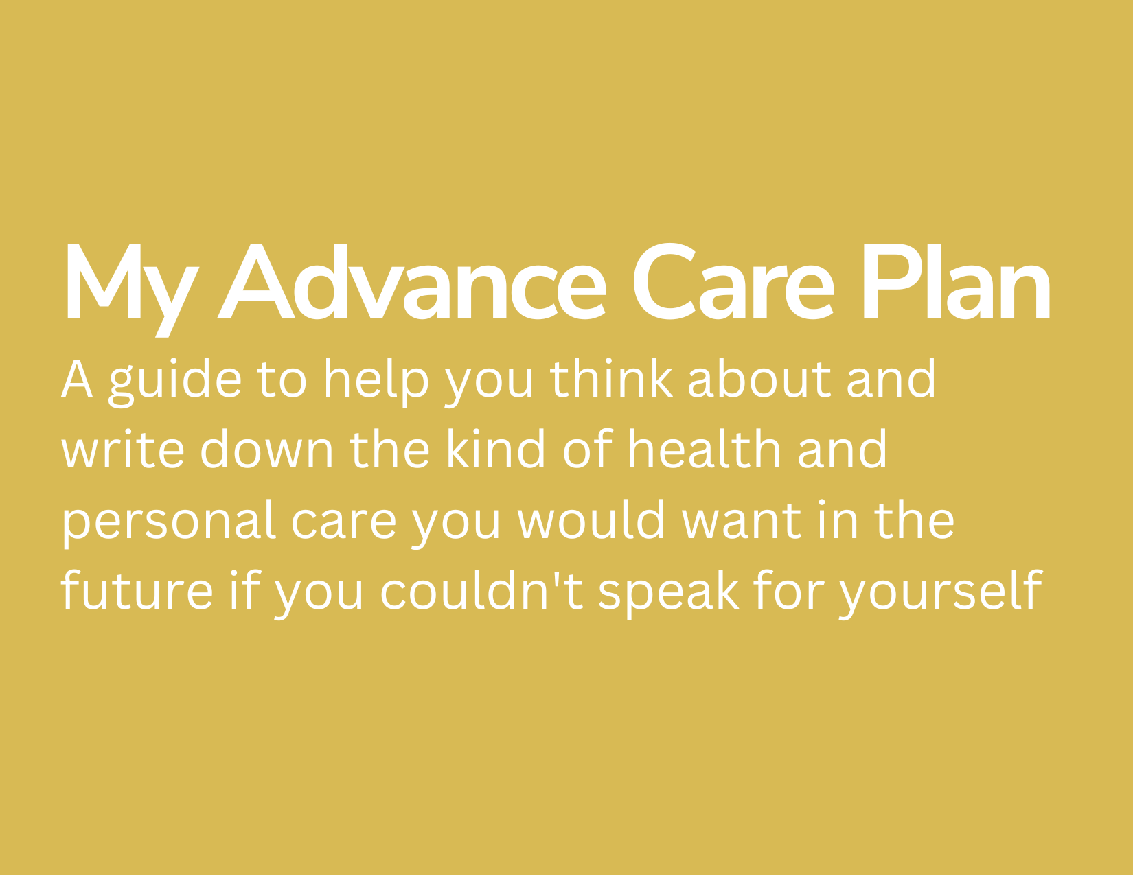 My Advance Care Plan MFHT my-advance-care-plan-mfht