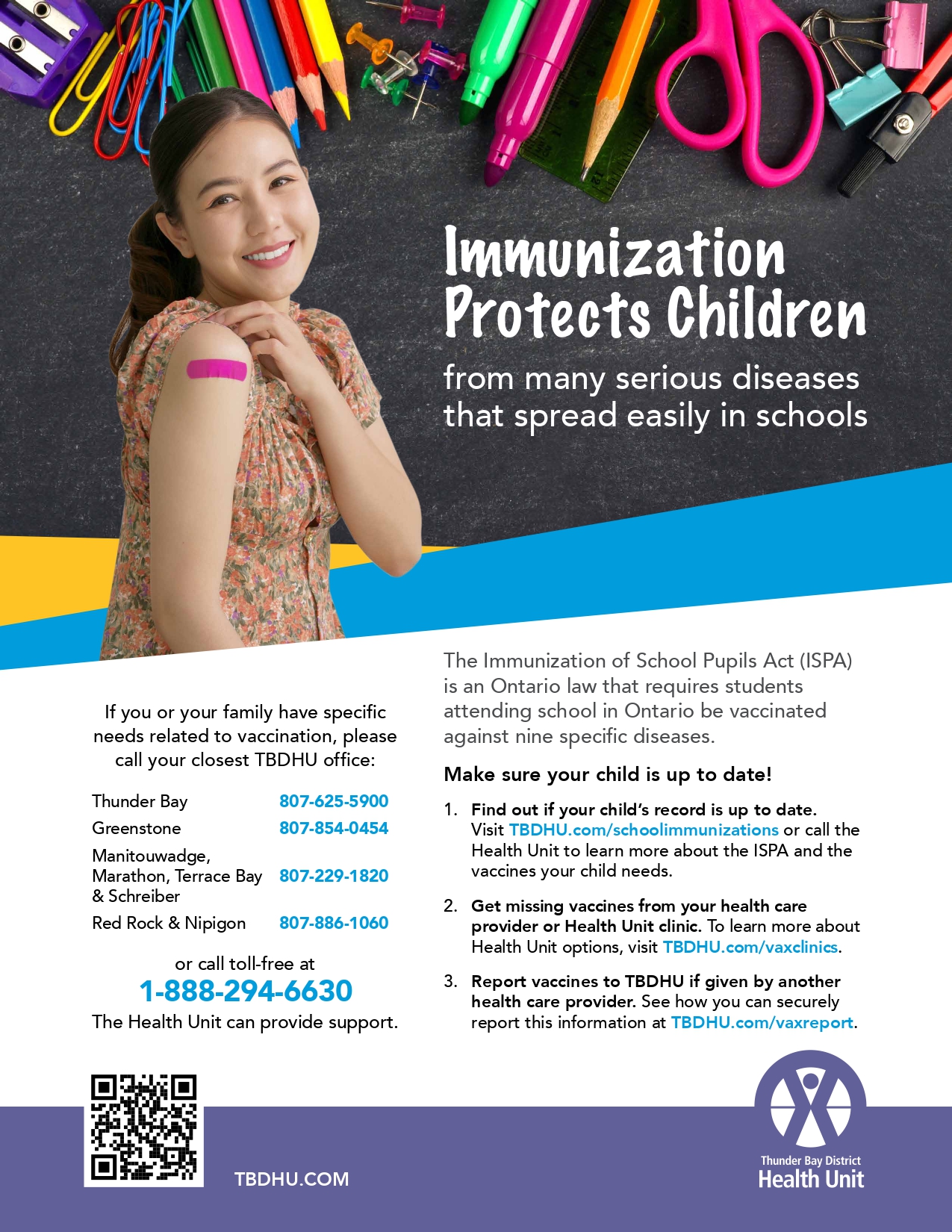 Immunizations for School-Aged Children and Youth – MFHT